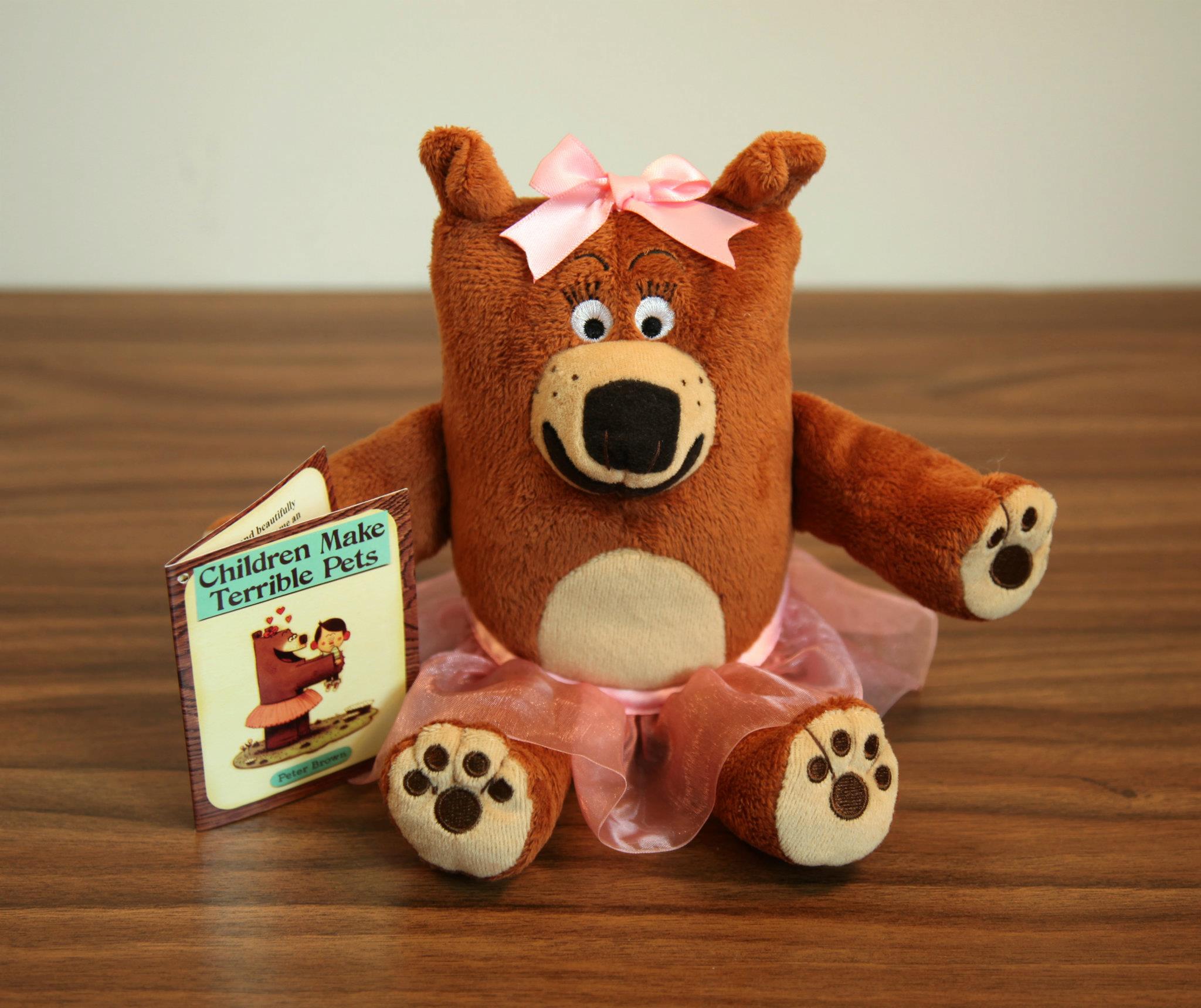 Lucille Beatrice Bear plush doll - Peter Brown Studio